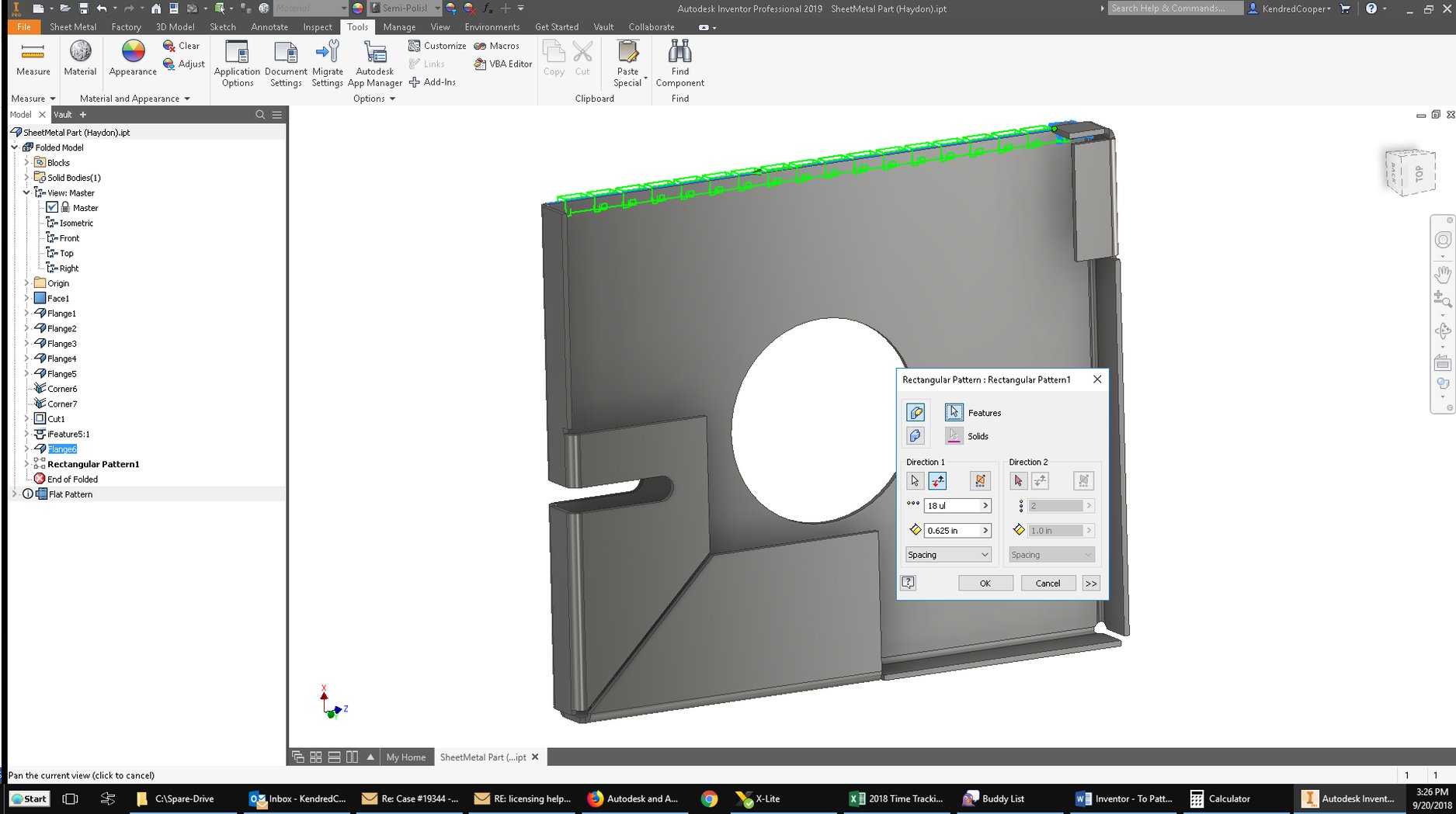 Autodesk Inventor Modeling – To Pattern, or NOT to Pattern